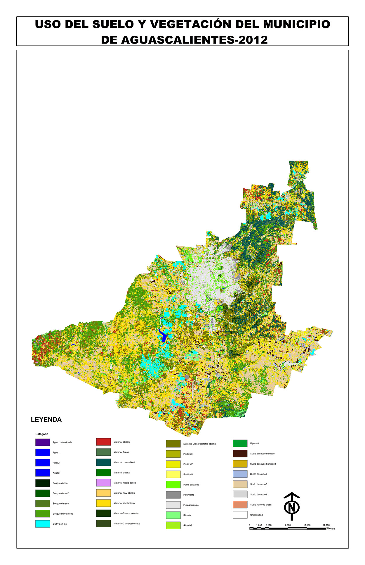 Aguascalientes Mapa Satelital
